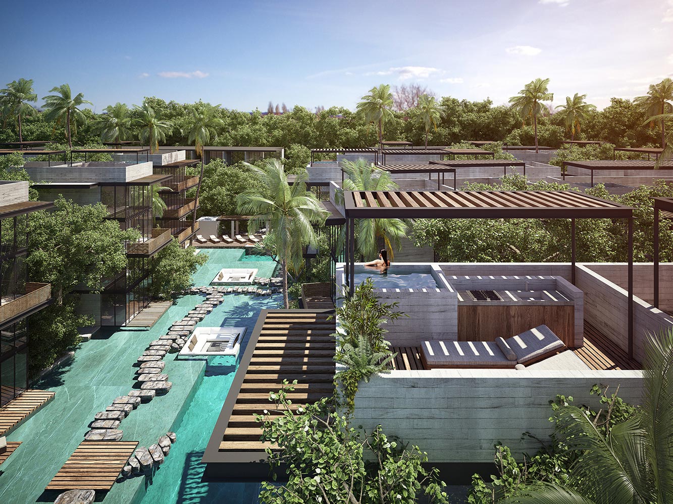 Xalet Lux Condos Aldea Zama Tulum | Zoom Playa Real Estate
